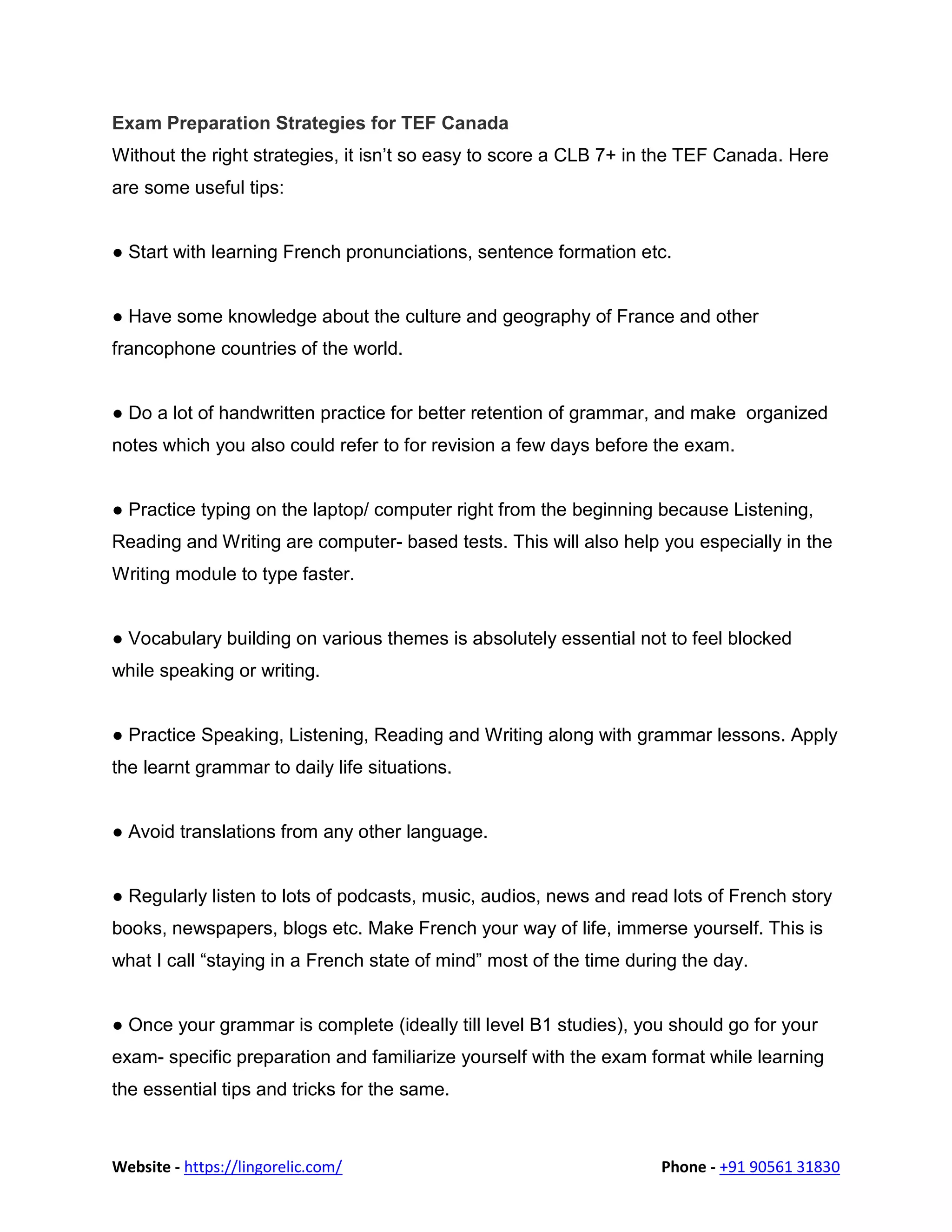 ESSENTIALS FOR TEF CANADA EXAM PREPARATION.pdf