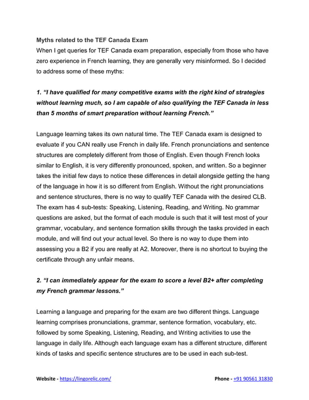 ESSENTIALS FOR TEF CANADA EXAM PREPARATION.pdf