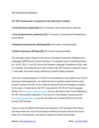 ESSENTIALS FOR TEF CANADA EXAM PREPARATION.pdf