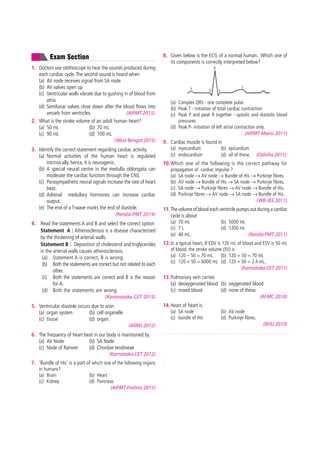 Crash-Course for AIPMT & Other Medical Exams 2016(Essentials heart) | PDF