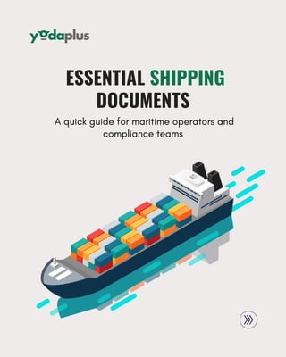 Essential Shipping Documents for vessel safety | PDF