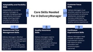 Top 10 Essential Skills for Delivery Managers: Mastering Project ...