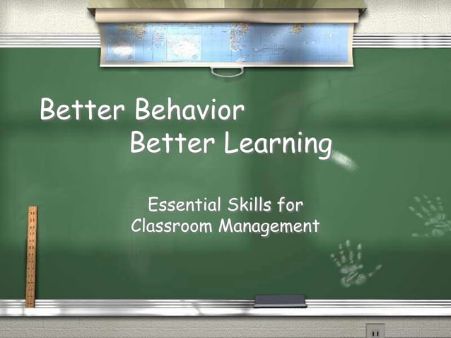 Essential skills for classroom management | PPT