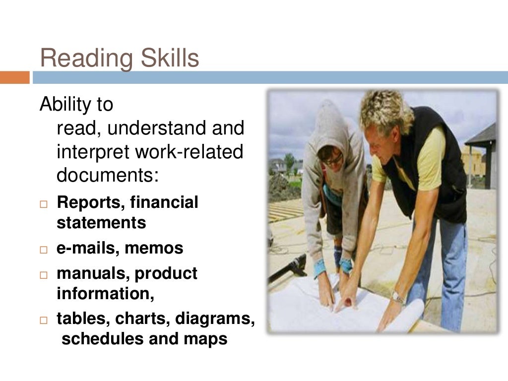 Essential skills for the workplace