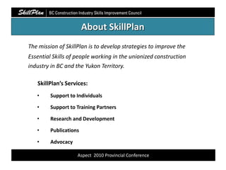 Essential skillsskillplan | PPSX