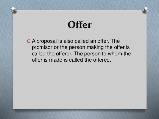 Essentials of acceptence and communication of offer