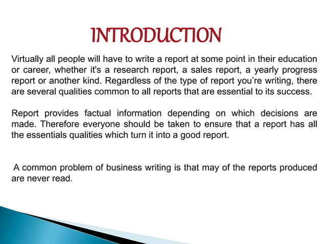 Essentials of a good report | PPTX | Business | Business and Finance