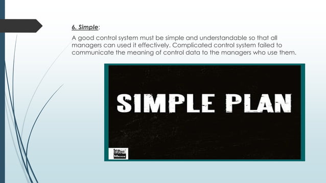 Essentials of an efficient control system | PPTX