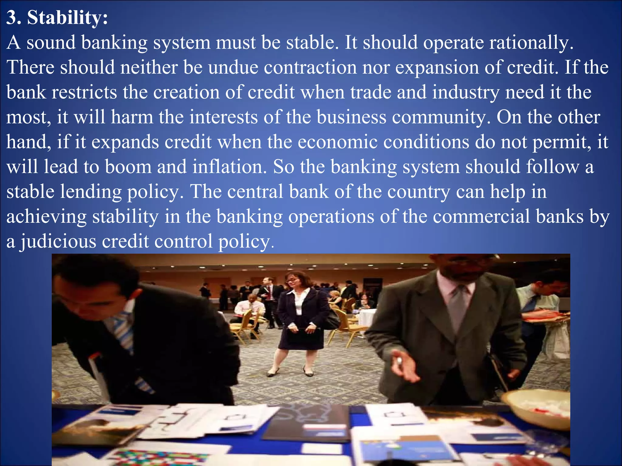Essentials of a sound banking system- Nelson Fernandes | PPT