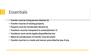Essentials of a Valid Transfer.pptxmmmmmm | PPTX | Real Estate Buying ...