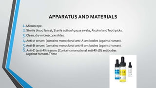 Essentials of blood group.pptx remedial biology | PPTX