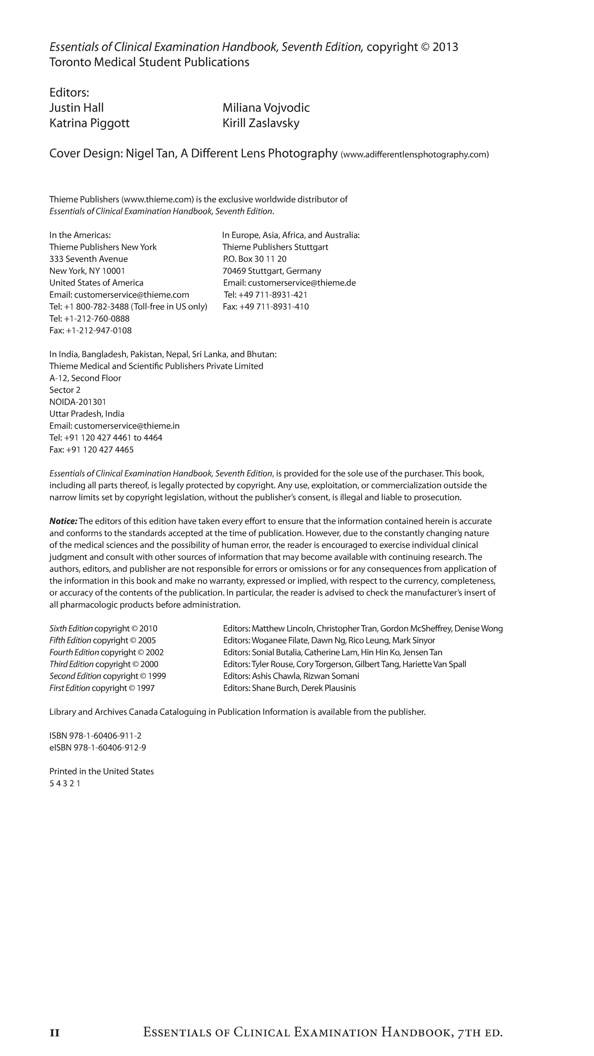 Essentials of clinical examination handbook 7 e (2013)[pdf][koudiai ...