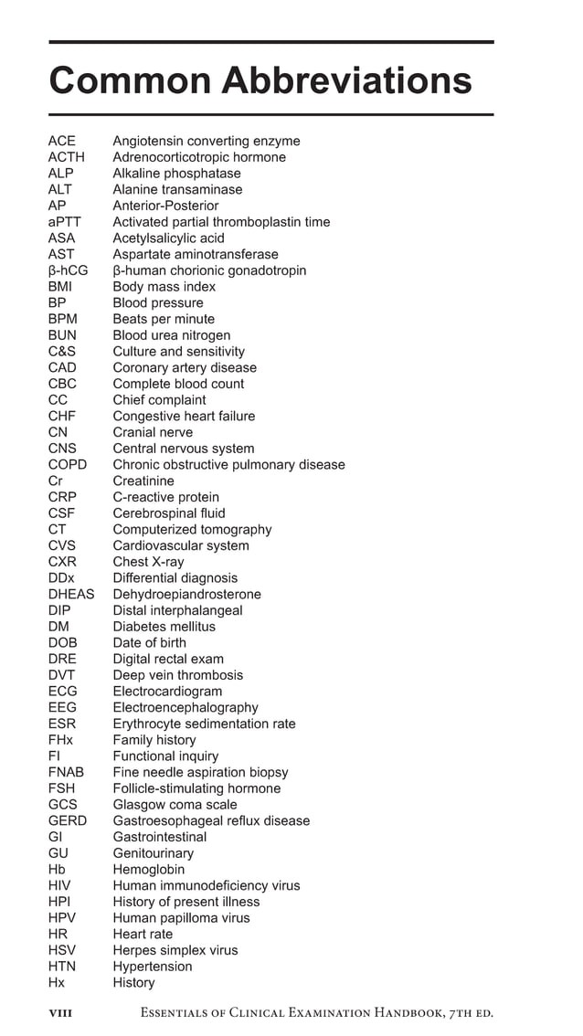 Essentials of clinical examination handbook 7 e (2013)[pdf][koudiai ...