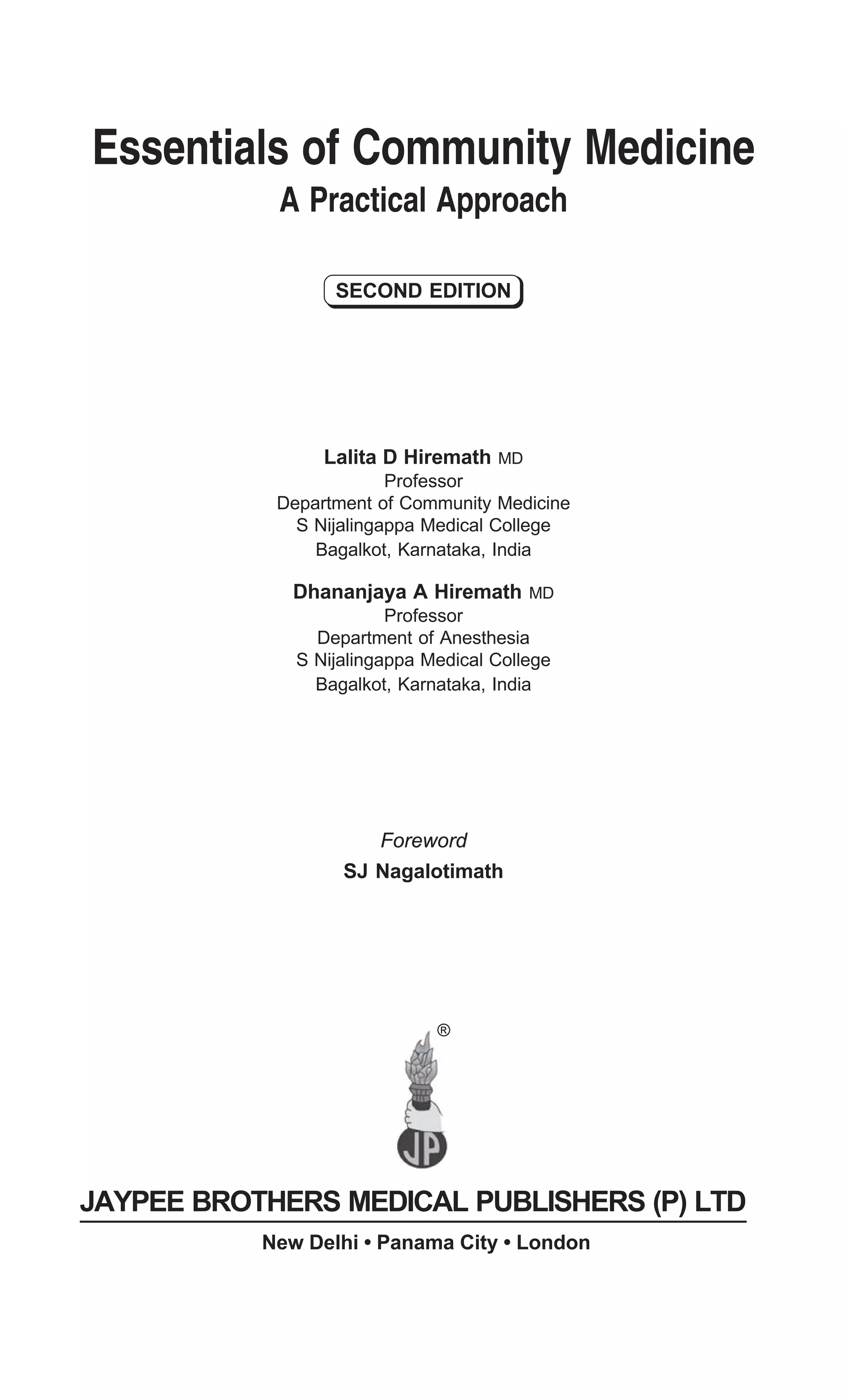 Essentials Of Community Medicine A Practical Approach Pdf