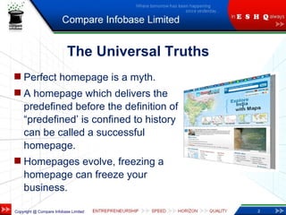 Essentials Of Designing Homepages | PPT