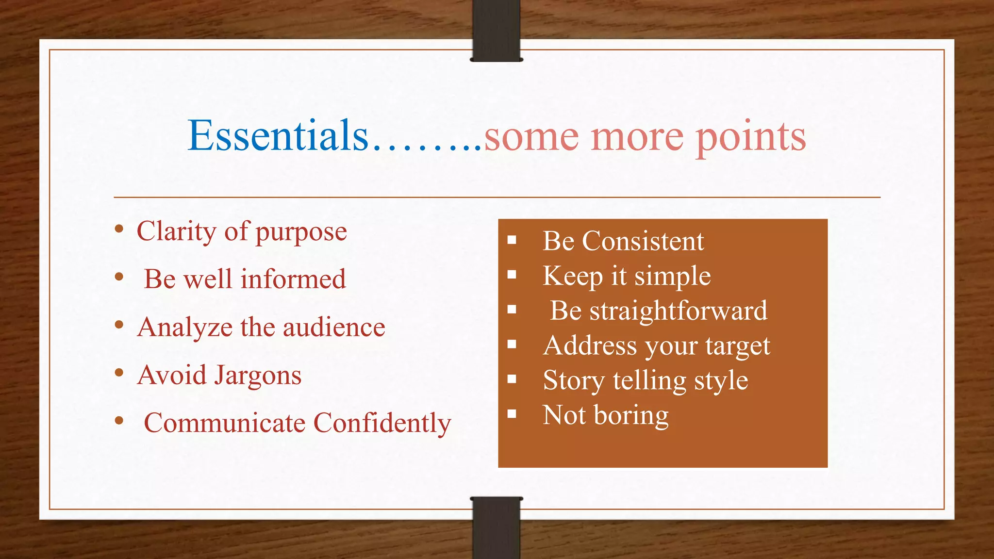 Essentials of effective communication | PPTX