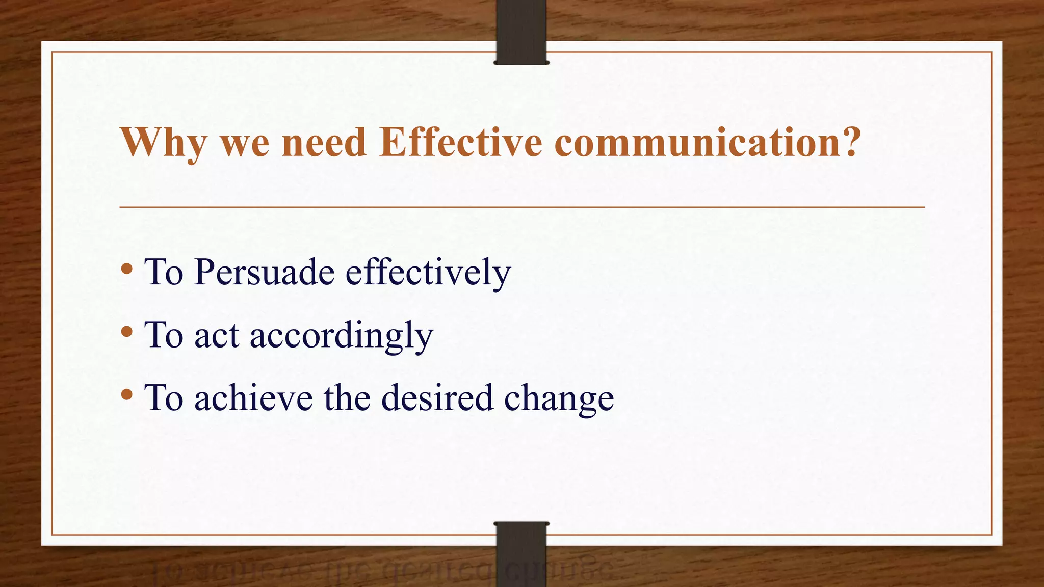 Essentials of effective communication | PPTX