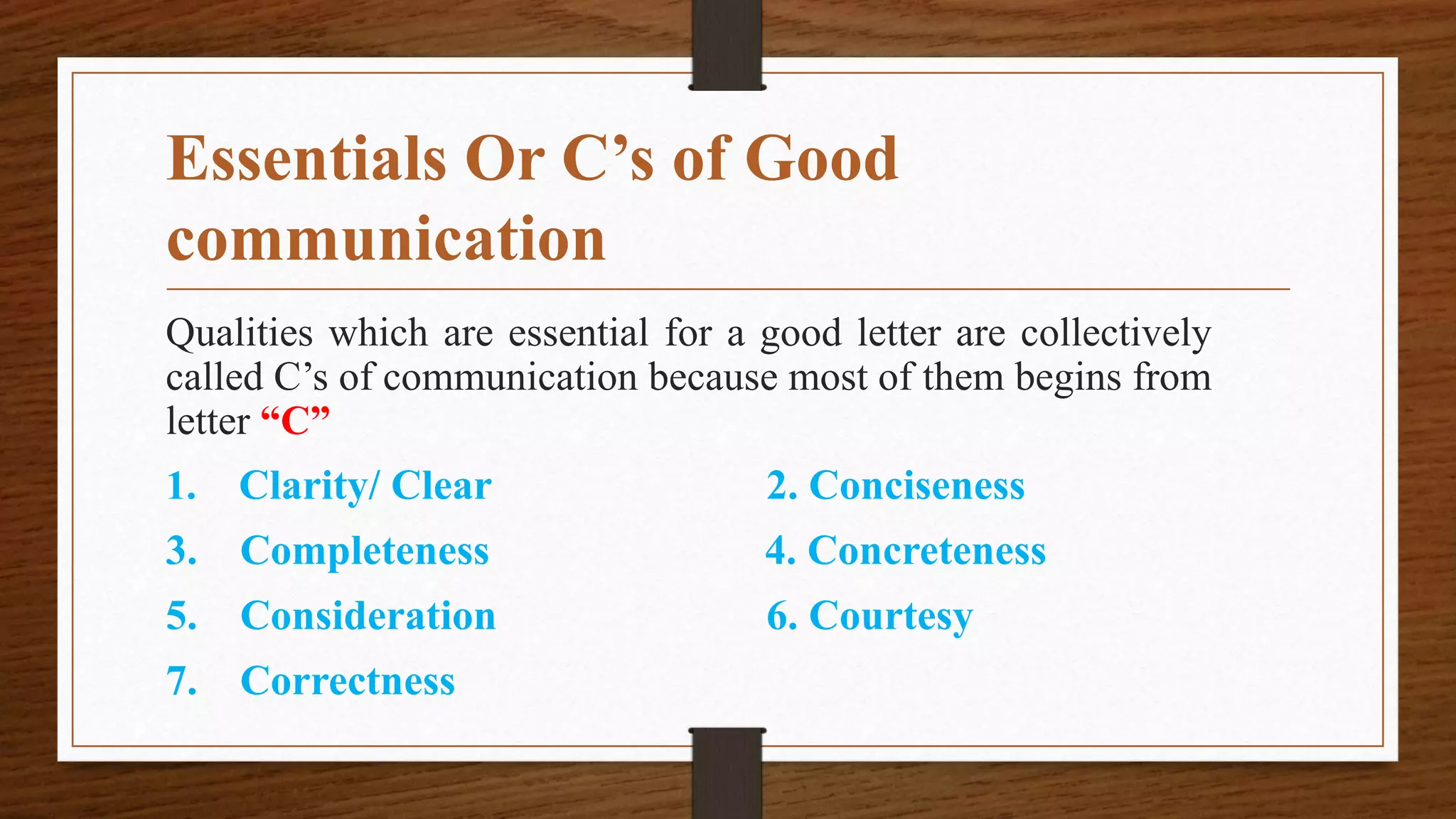 Essentials of effective communication | PPTX