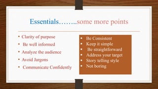 Essentials of effective communication | PPTX