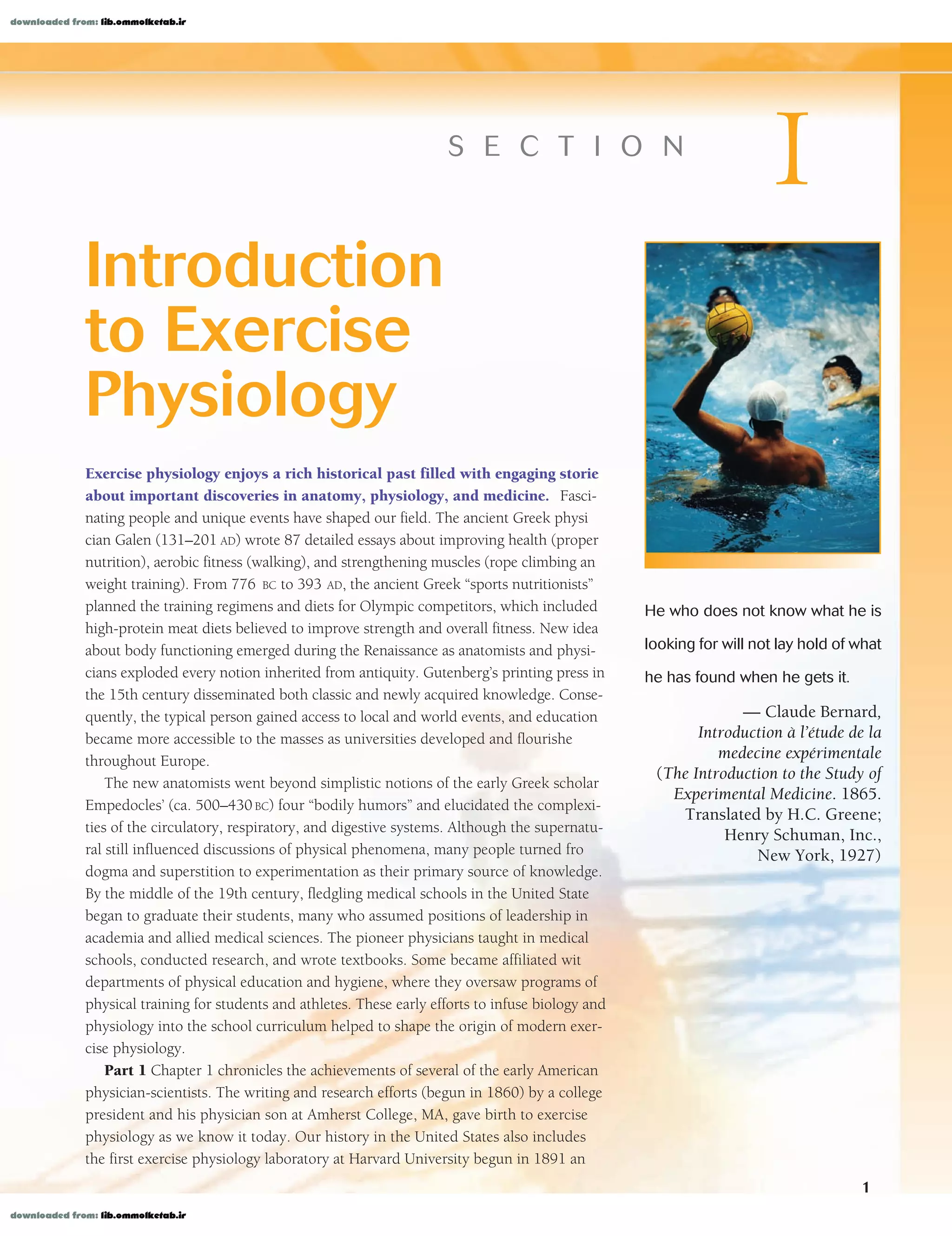 Exercise Physiology | PDF