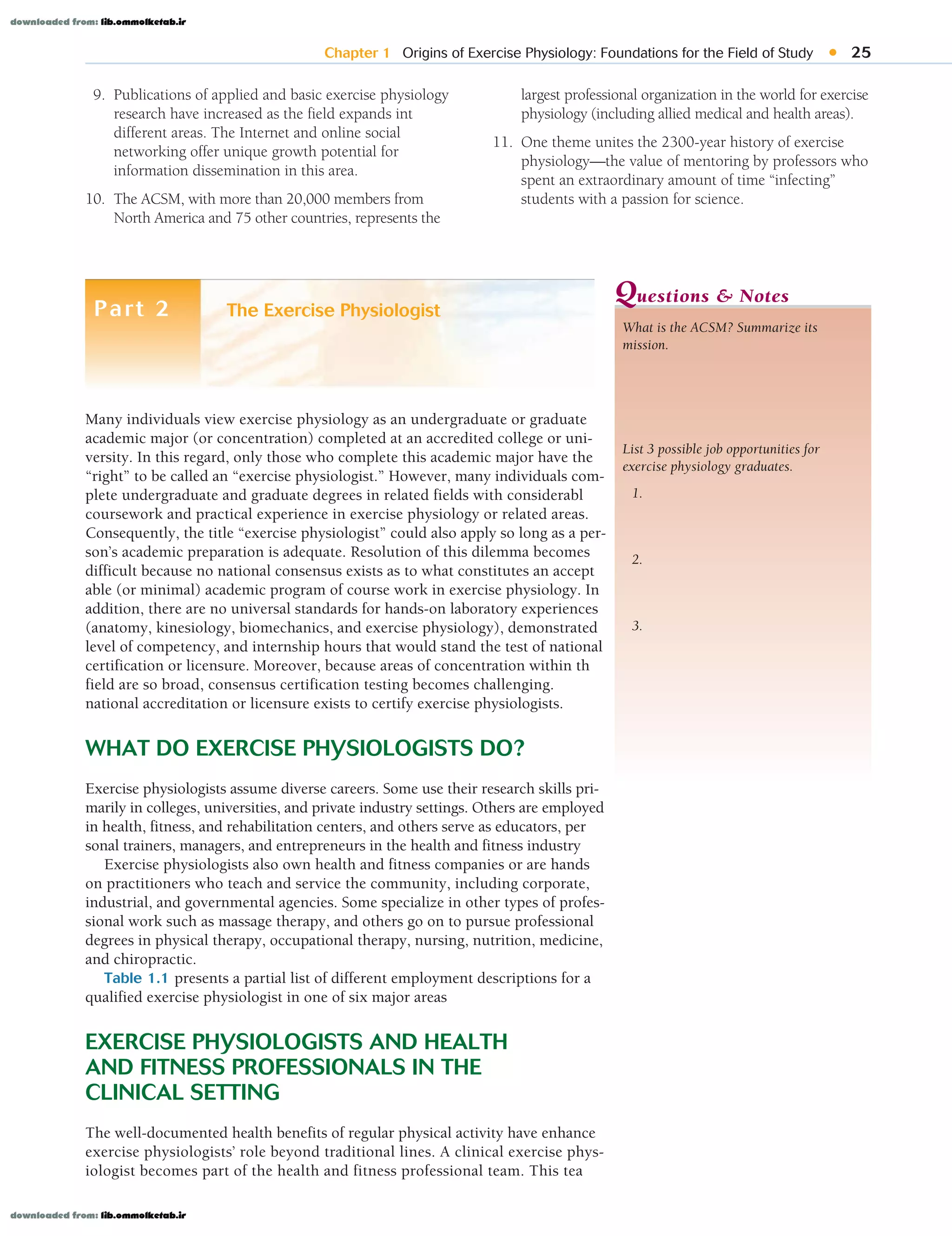 Exercise Physiology | PDF