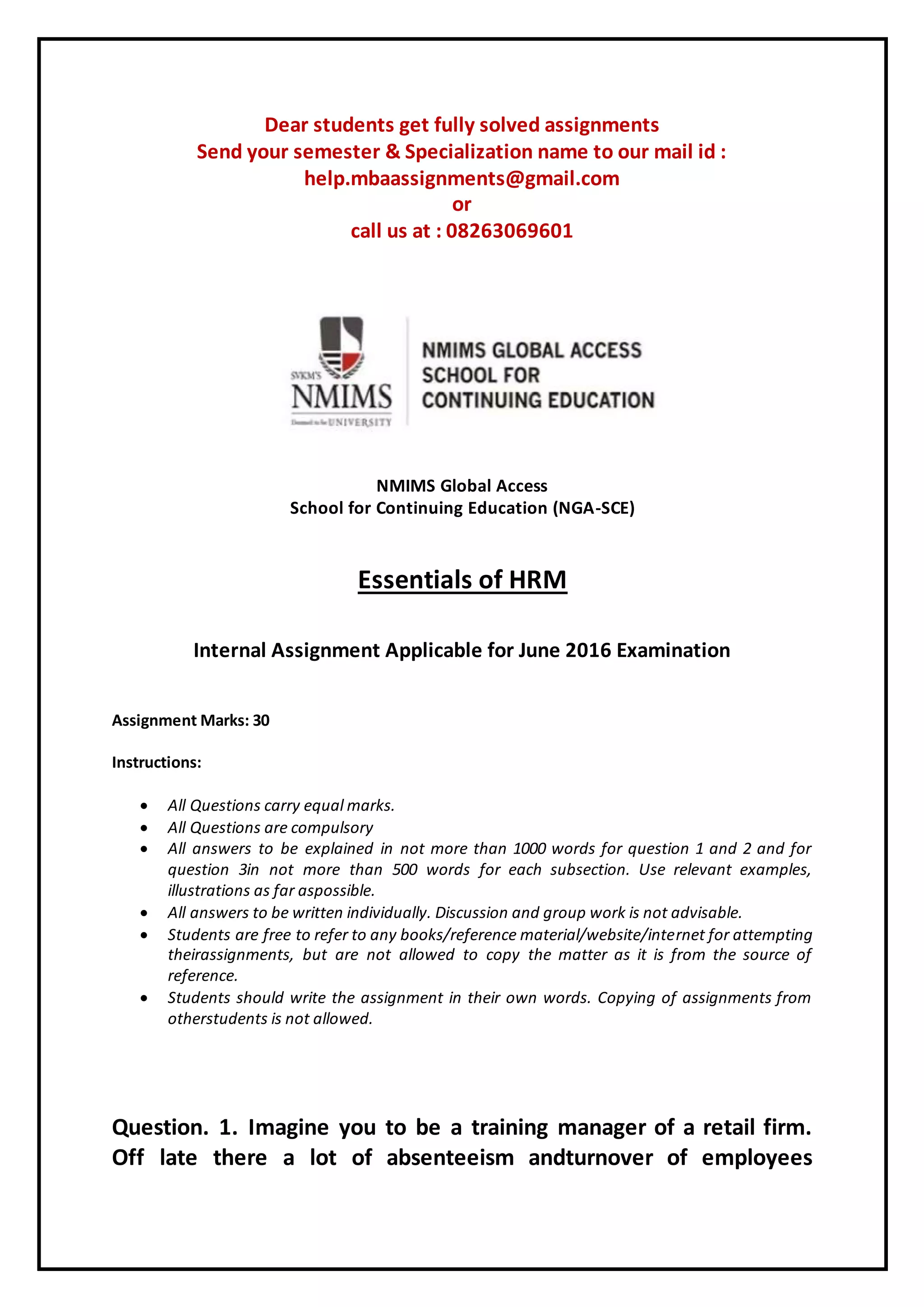 Essentials of hrm | PDF