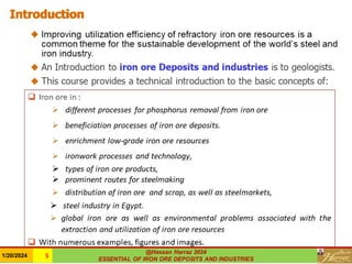ESSENTIALS OF IRON ORE DEPOSITS and INDUSTRIES.pdf