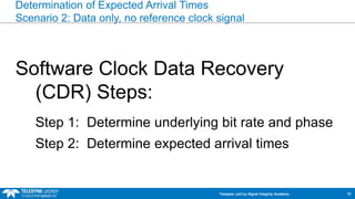 Essentials of jitter part 1 The Time Interval Error: TIE | PDF