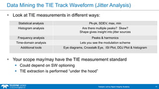 Essentials of jitter part 1 The Time Interval Error: TIE | PDF