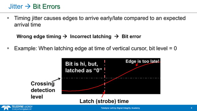 Essentials of jitter part 1 The Time Interval Error: TIE | PDF