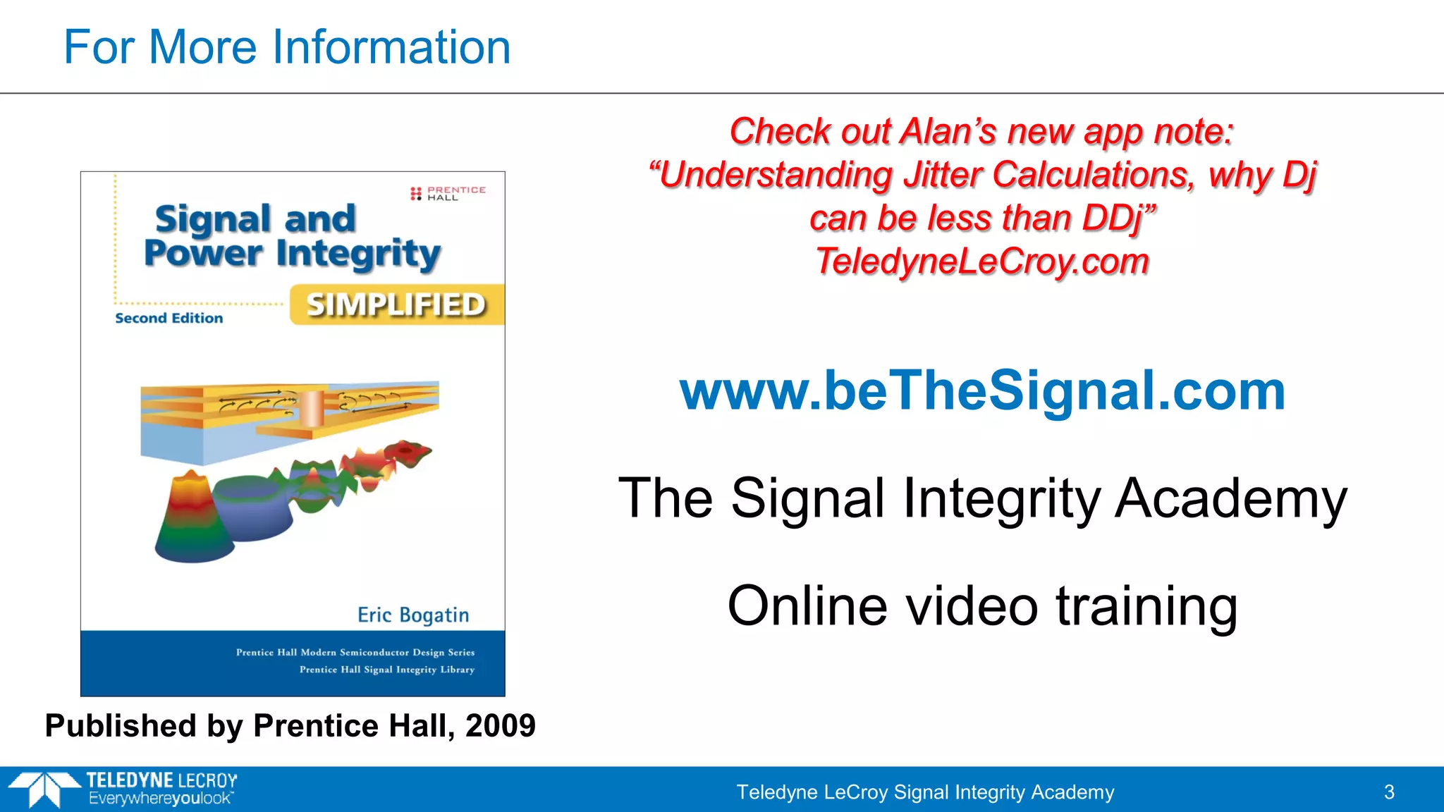 Essentials of jitter part 3 webinar slides | PDF