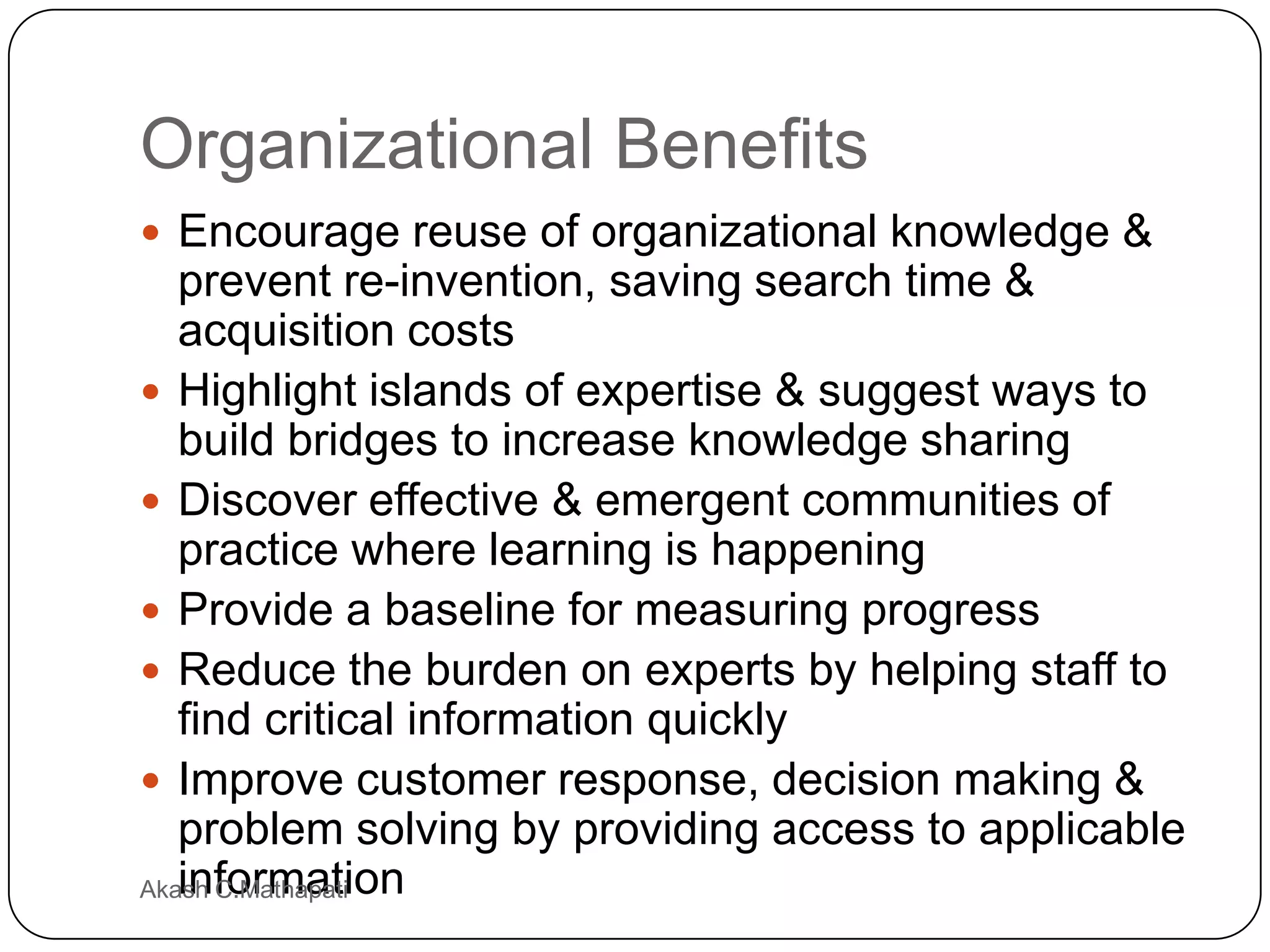 Essentials of knowledge management | PPTX