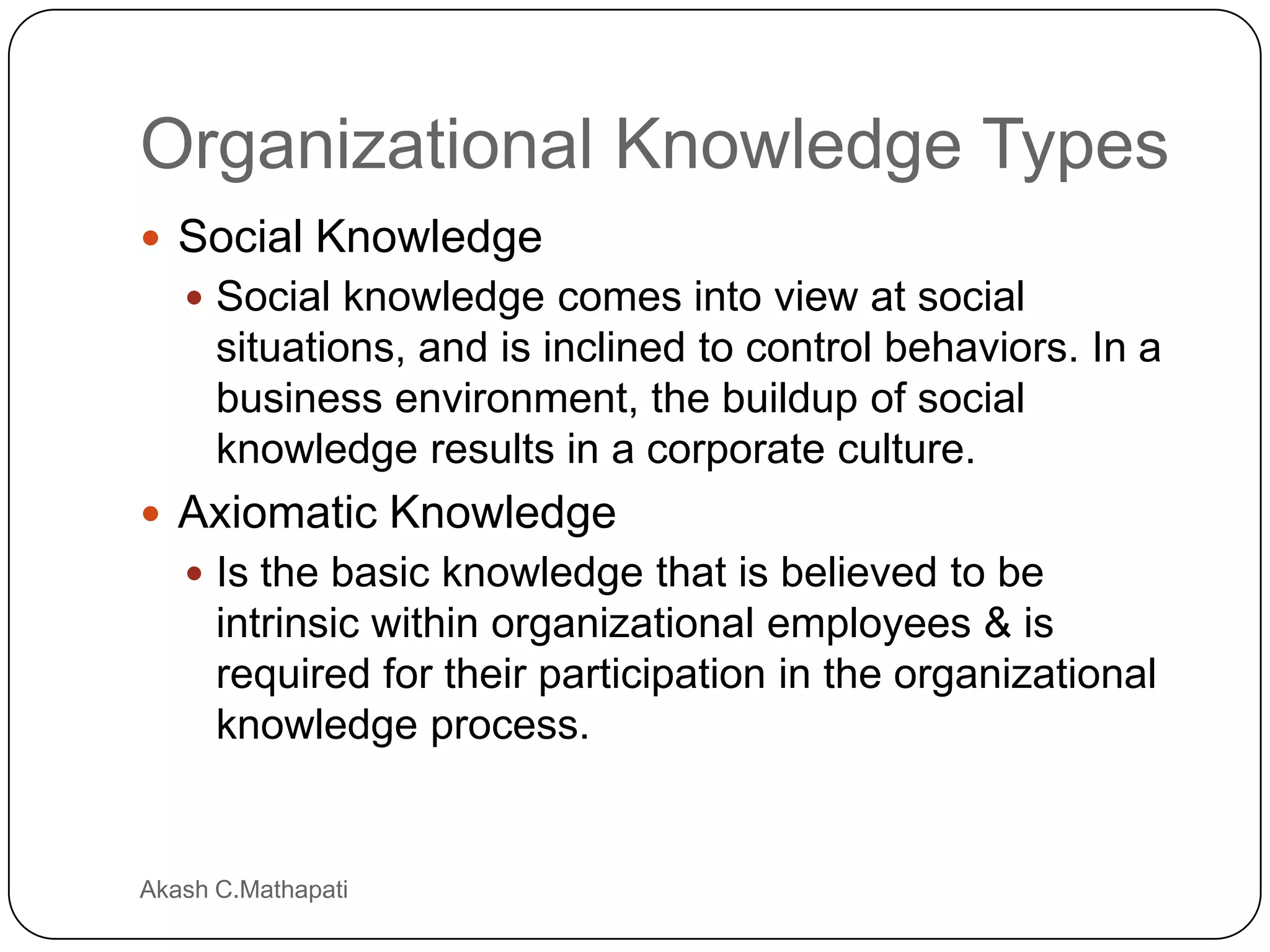 Essentials of knowledge management | PPTX