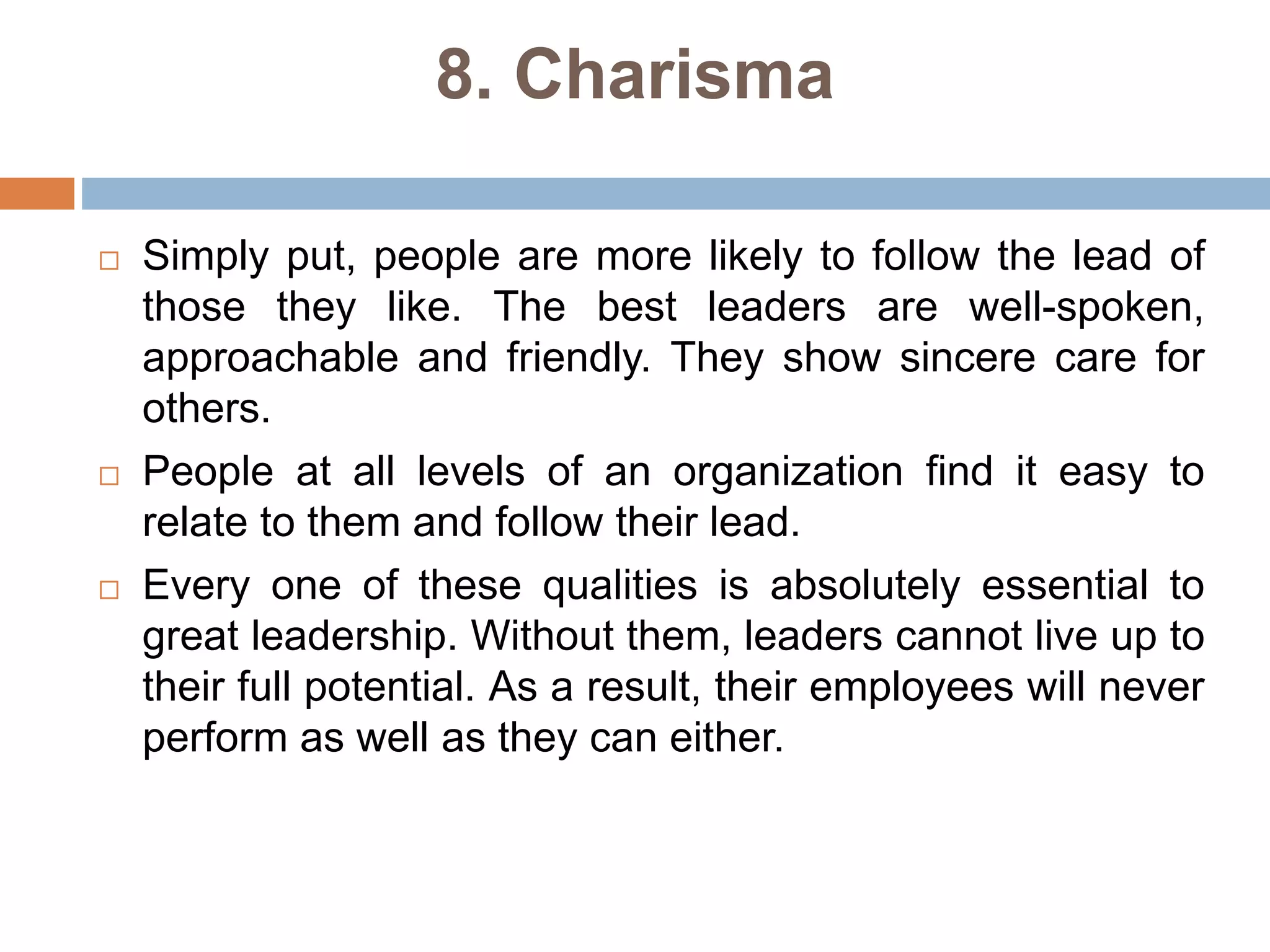 Essentials of leadership | PPTX