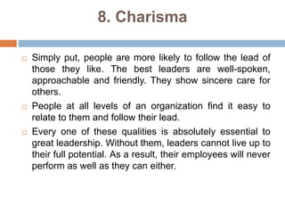 Essentials of leadership | PPTX