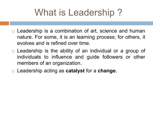 Essentials of leadership | PPTX | Executive Leadership & Management ...