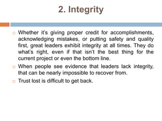 Essentials of leadership | PPTX