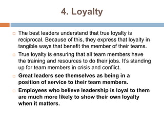 Essentials of leadership | PPTX
