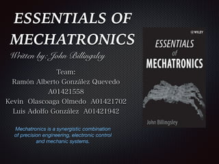 Essentials of mechatronics | PDF