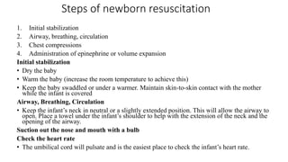 Essentials of new born care | PPTX