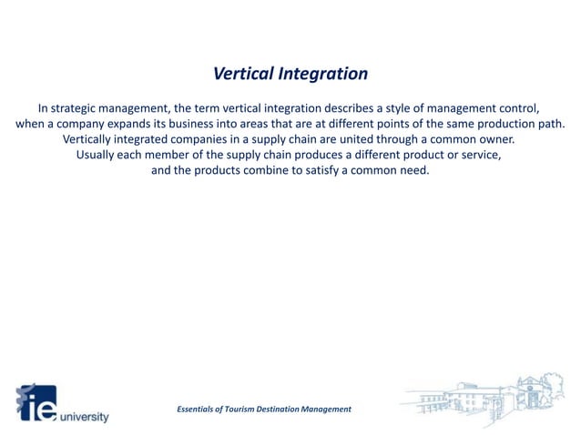 Mod.7: Corporate-Level Strategy: Horizontal Integration, Vertical ... Mod.7: Corporate-Level Strategy: Horizontal Integration, Vertical ...