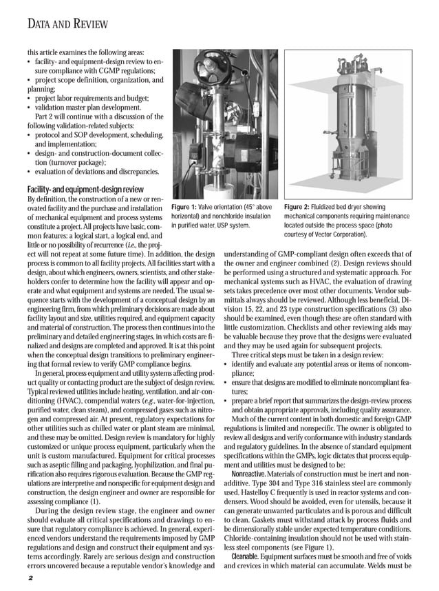 Essentials of Validation Project Management - Part 1 | PDF