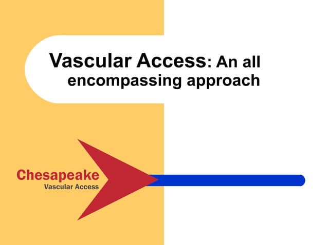 Essentials of vascular access | PPT