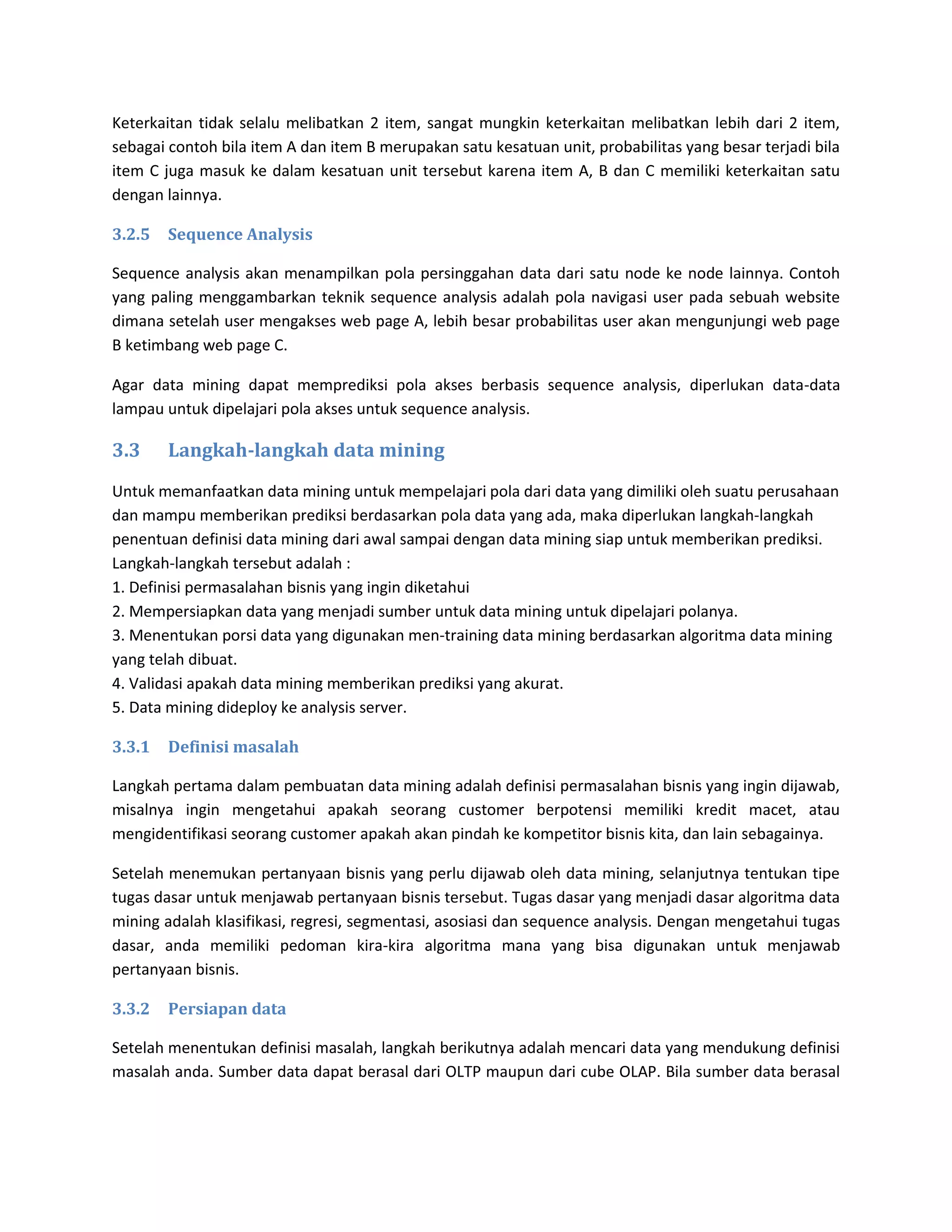 Essential sql server 2008 bi sql server indonesia group - data mining | PDF