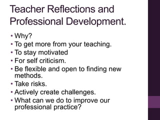 Essential teacher knowledge harmer | PPTX