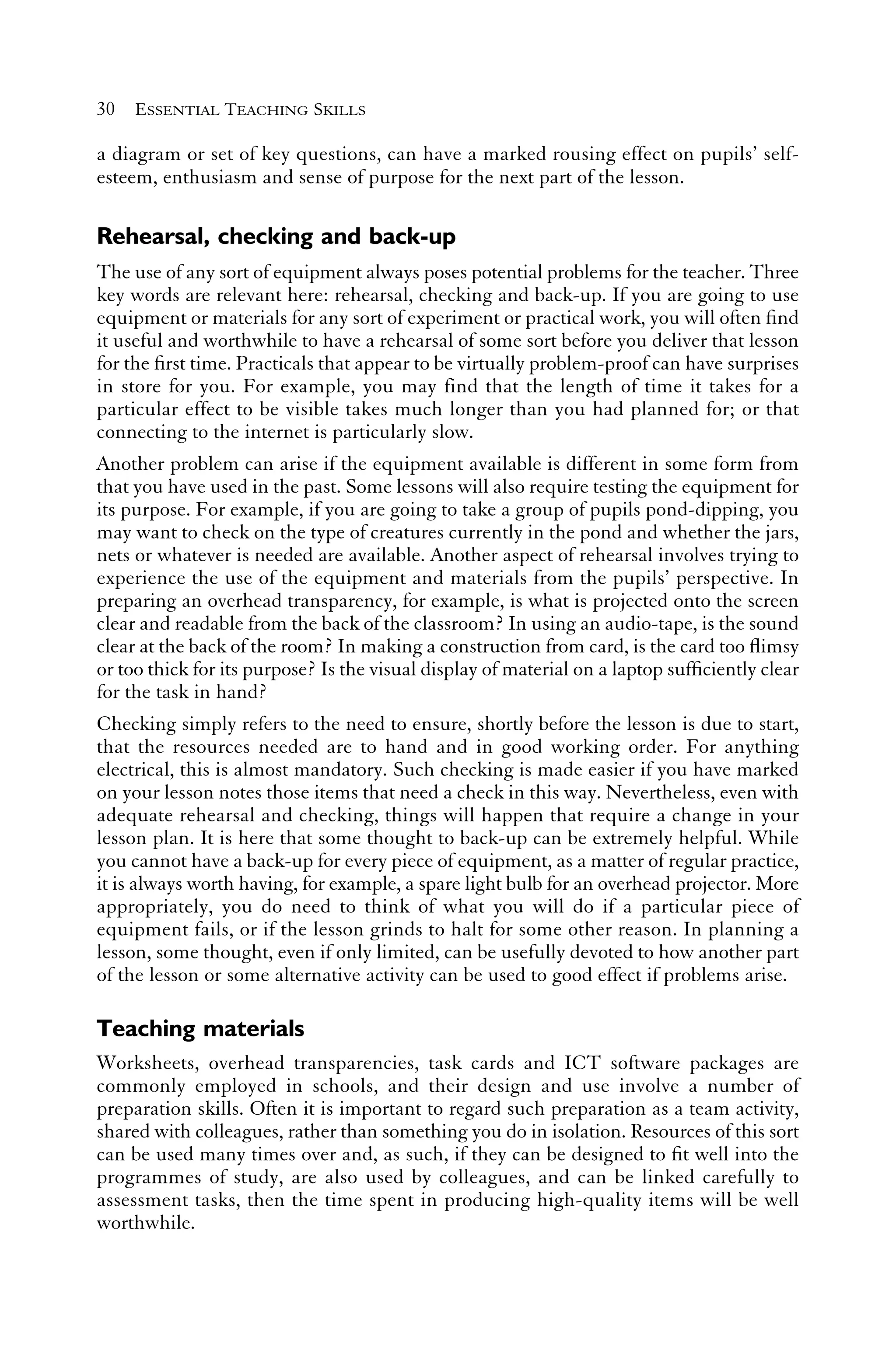 Essential teaching skills | PDF