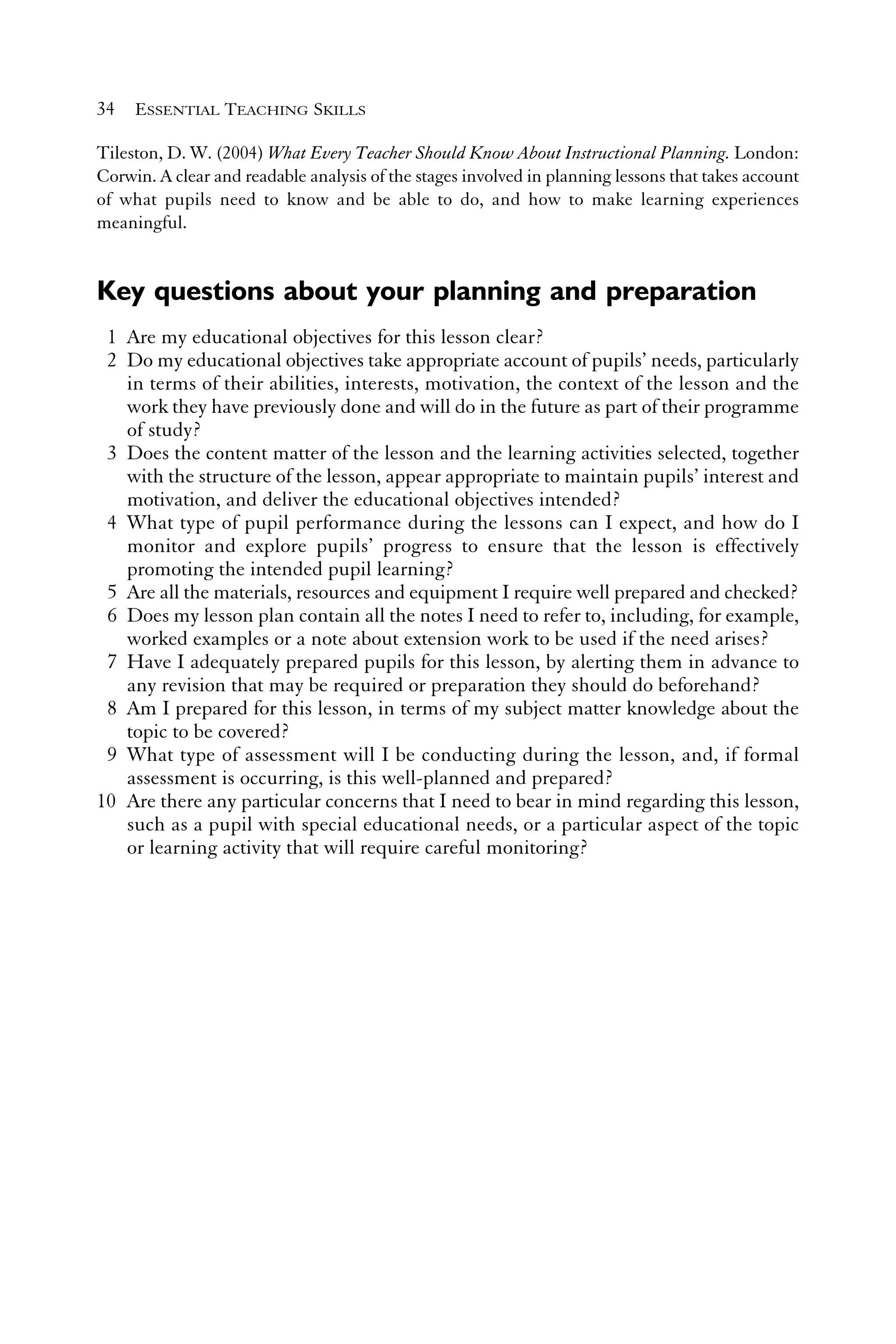 Essential teaching skills | PDF