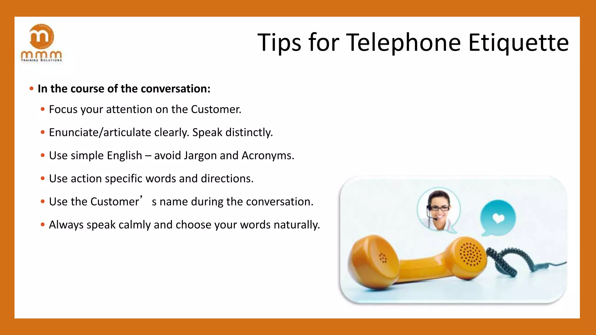 Essential Telephone Etiquette Tips | PPTX