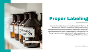 Essential Tips for Organizing Your Chemical Storage Cabinet | PDF