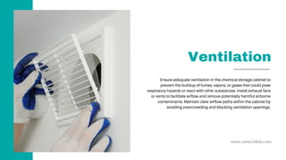 Essential Tips for Organizing Your Chemical Storage Cabinet | PDF